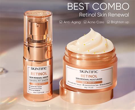 Jual SKINTIFIC 4PCS Day Night Renew Paket Skincare Set Retinol