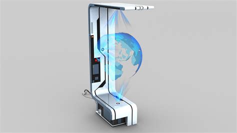 공상 과학 홀로그램 디스플레이 3d 모델 29 Max Obj 3ds Fbx Free3d