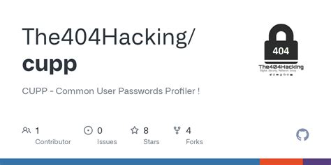 Github The Hacking Cupp Cupp Common User Passwords Profiler