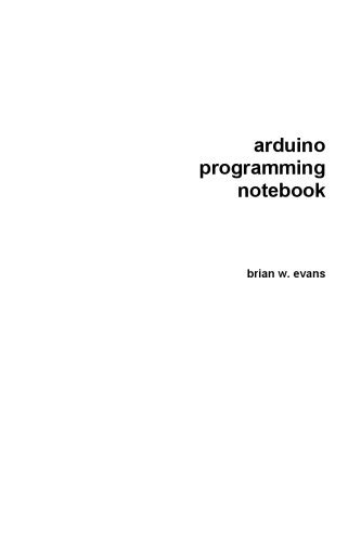 خرید و دانلود نسخه کامل کتاب Arduino Programming Notebook الی فایل