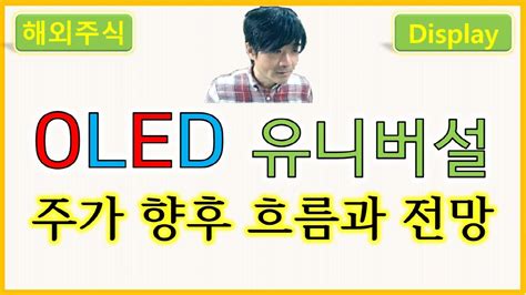 Oled 유니버설 디스플레이 Universal Display Corporation 주가 향후 흐름과 전망 Youtube