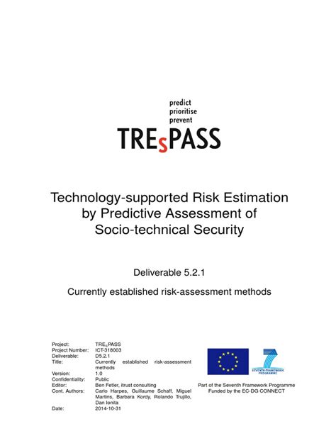 Risk Estimation Pdf Pdf Risk Management Information Security