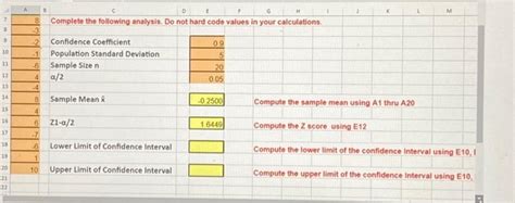 solved 8 given the accompanying sample data use excel s