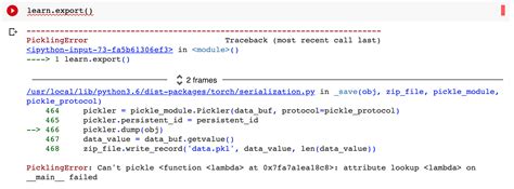 Cant Export Segmentation Model Part 1 2020 Fastai Course Forums