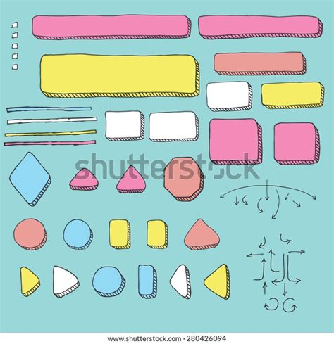 Decision Tree Flowchart Graphic Elements Hand Stock Vector Royalty Free