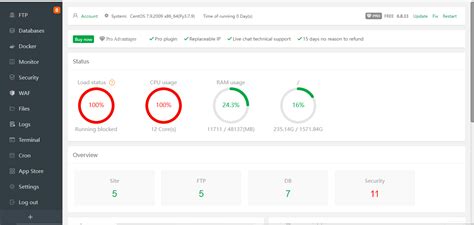 Bad Gateway On New Migrated Server Aapanel Free Hosting Control