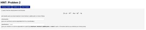 solved hw7 problem 2 previous problem problem list next