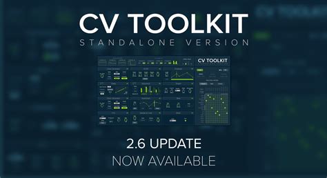 Cv Toolkit 26 Is Now Available — Spektro Audio