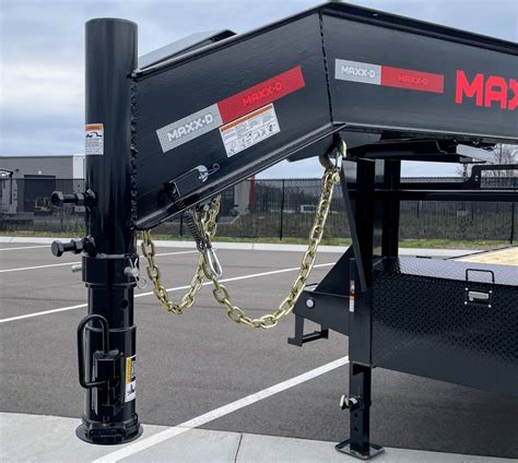 New Maxx D Ldx 102x 255 Gooseneck Low Profile Dual Tandem Flatbed Trailer 24000 Gvwr For