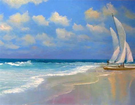 Как легко нарисовать Море масляными красками Онлайн урок Любы Дикер Пейзажи Акварельный