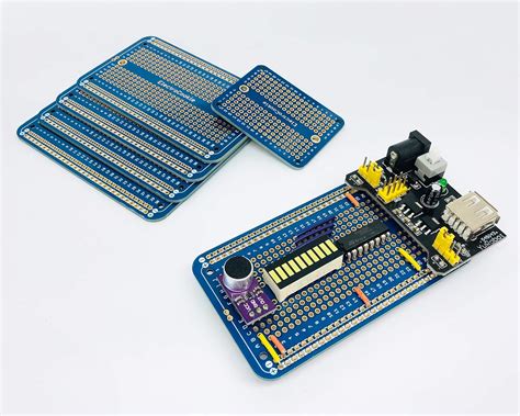 Electrocookie Solderable Breadboard Pcb Board For Electronics Projects Compatible For Diy