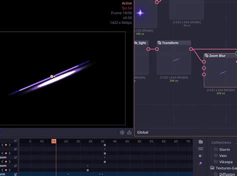 when i use blend node the foreground small size pic will not displayer