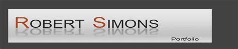 Robert Simons Portfolio
