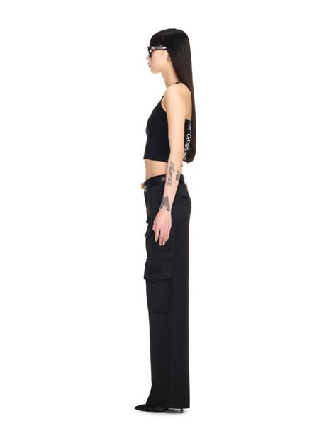 Satin Toybox Cargo Pant In Black Off White™ Official In