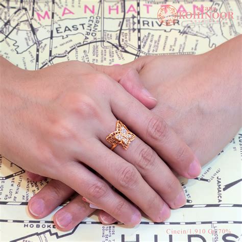 Cincin Kupu Kupu Ik Kohinoor