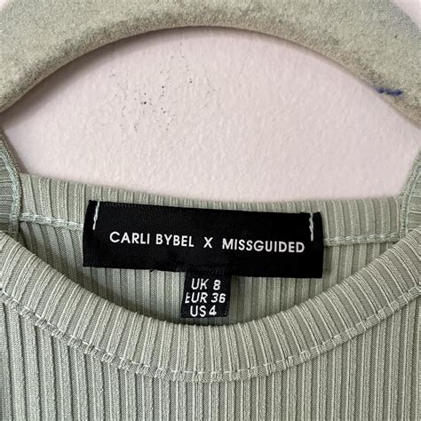 Carli Bybel X Missguided US 4 Ribbed Bodycon Depop