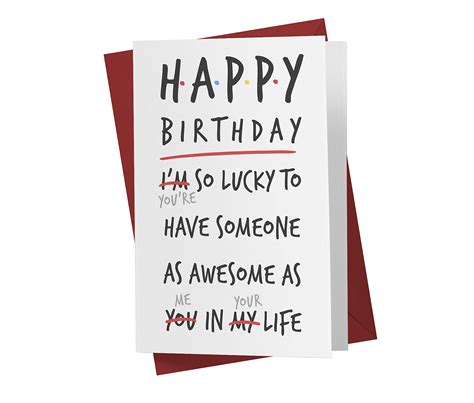 Buy Karto Funny Birthday Card For Men Women Large 5 5 X 8 5 Happy