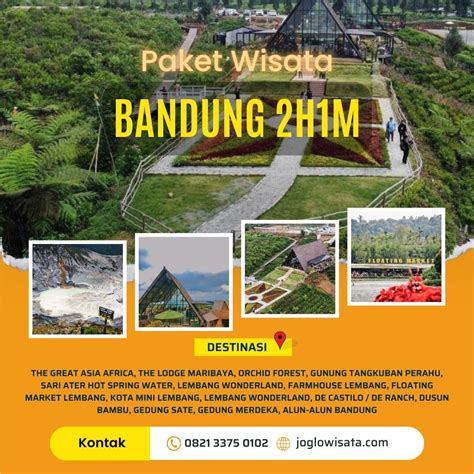 Paket Wisata Bandung 2 Hari 1 Malam Joglo Wisata