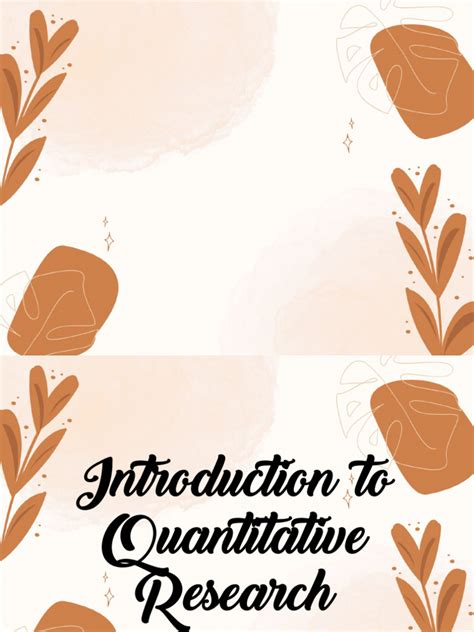 Introduction To Quantitative Research 010619 Pdf