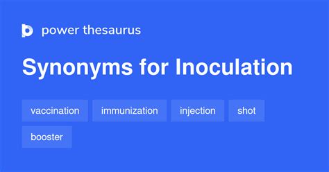 Inoculation Synonyms 406 Similar Words And Phrases