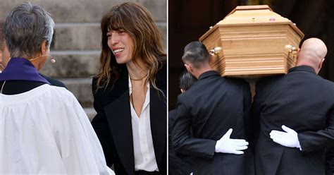 French Stars Join President Macron As Mourners Gather For Jane Birkins