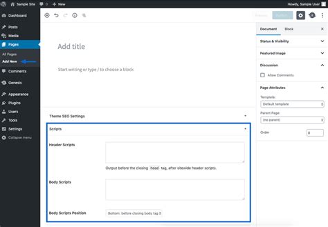Add Header Footer And Body Scripts Appfinite