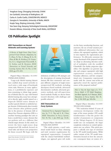 Ieee Computational Intelligence Magazine August 2022 11