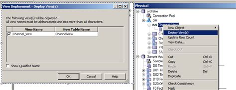 Obiee 11g12c And Odi12c Creating Physical Table Opaque View In Physical Layer