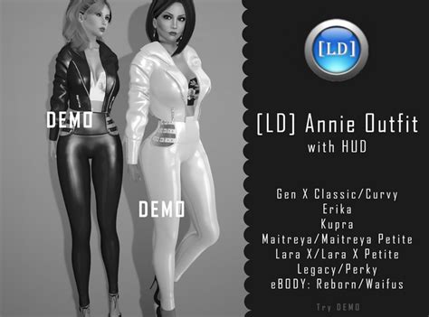 Second Life Marketplace Demo Ld Annie Outfit W Hud