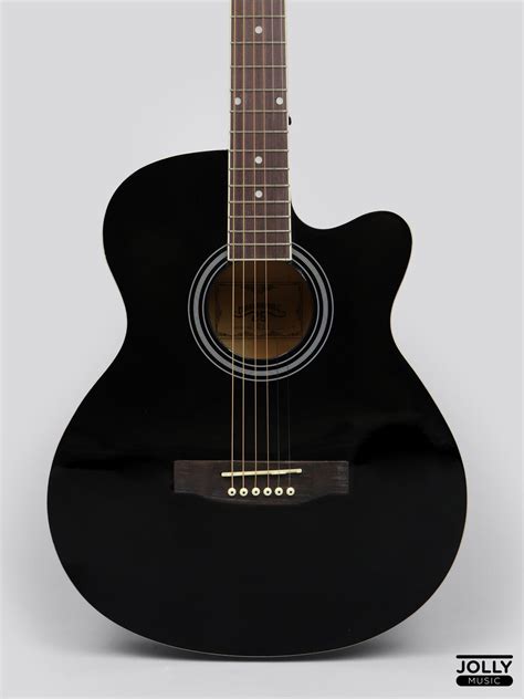 Caravan HS-4010 40 Acoustic Guitar with FREE Gigbag - Black – Jolly Music