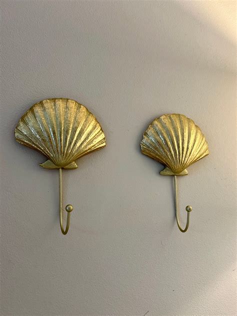 Gold Sea Shell Hook Dear Grace Home Interiors