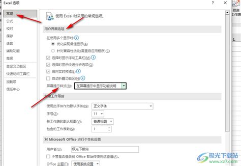 Excel怎么才能不显示屏幕提示？ Excel不显示屏幕提示的方法 极光下载站