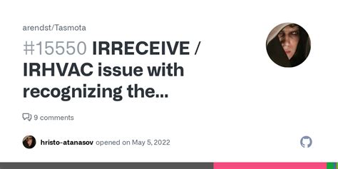 Irreceive Irhvac Issue With Recognizing The Protocols · Issue 15550