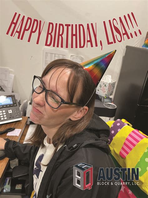 Austin Block Hardscape On Linkedin Happy Birthday To Ms Ar Herself