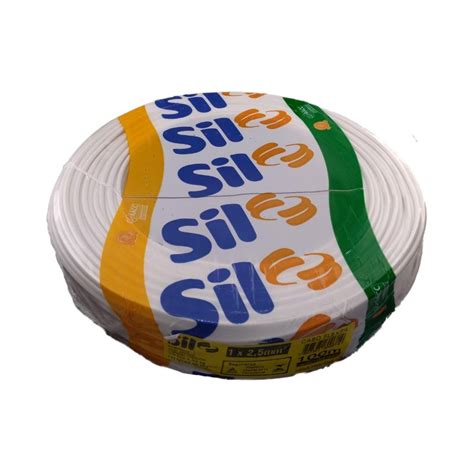 Kit Rolo M Fio Cabo Flex V Mm Branco Shopee Brasil