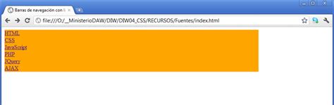 Las Listas Con Css Diw Hojas De Estilos