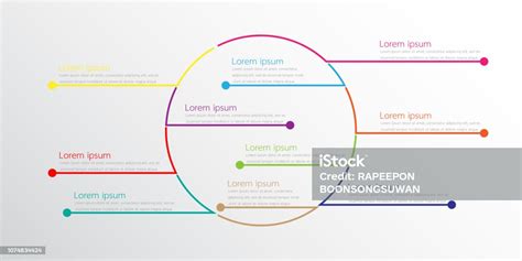 보고서에 대 한 Infographic 세부 사항입니다 10 주제입니다 0명에 대한 스톡 벡터 아트 및 기타 이미지 0명