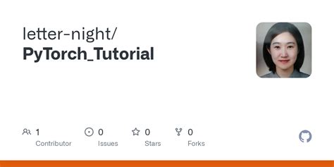 Github Letter Nightpytorchtutorial