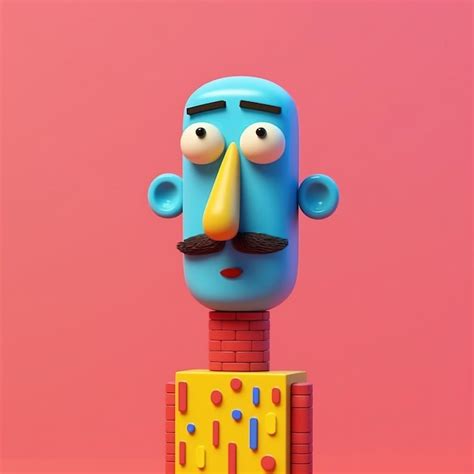 Premium Ai Image Generative Ai 3d Plastic Icon Avatar Cartoon
