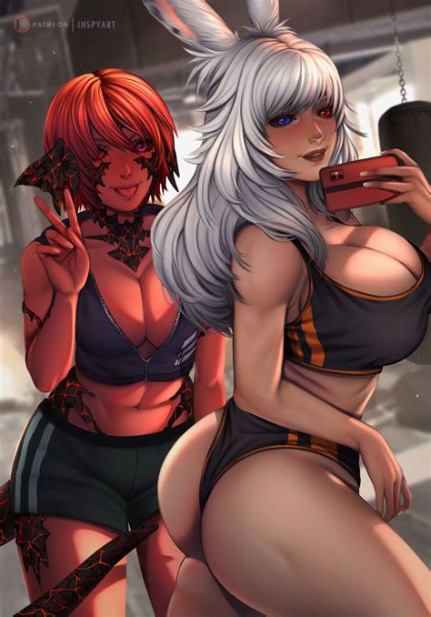 Rule 34 Ass Au Ra Final Fantasy Final Fantasy Xiv Inspyart Viera Zax