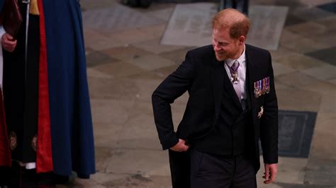 Prince Harry And Prince Andrew Sat In Same Row At Kings Coronation