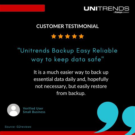 Unitrends On Linkedin Testimonial Backup