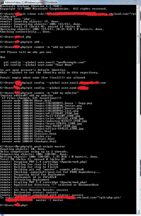 Upload Html Website Files To Openshift Php 54 Stack Overflow