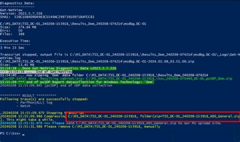 how gather information by using troubleshootingscript tss for active