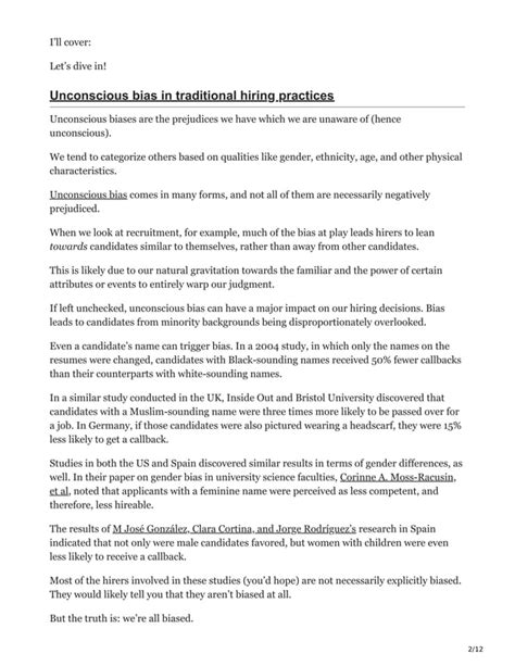 5 Ways To Conquer Unconscious Bias In Diversity Hiring PDF