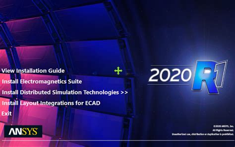 ansys electronics 2020r1 安装教程与安装包 哔哩哔哩 bilibili