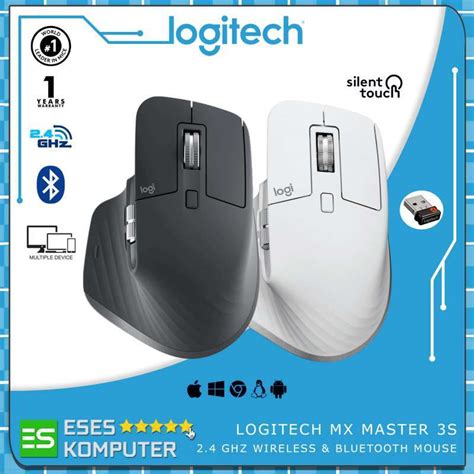 Jual Mouse Logitech Mx Master 3s Wireless Bluetooth Multi Device Pale