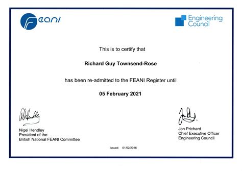 The Eur Ing Title And Eur Ing Registration