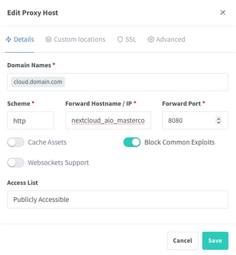 Domain Does Not Point To This Server Or Reverse Proxy Not Configured
