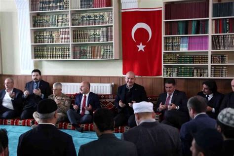 İçişleri Bakanı Süleyman Soylu Ağrı da